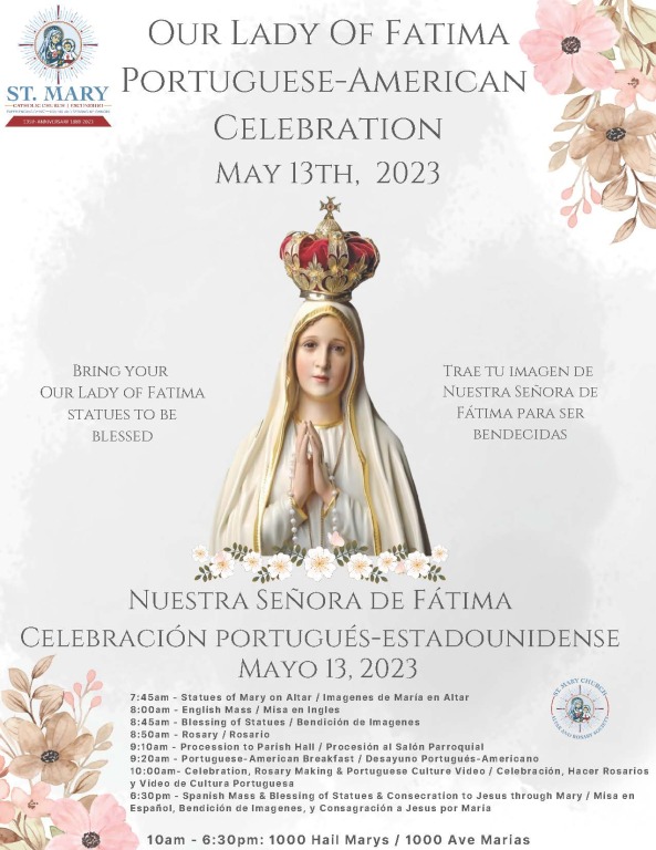 Our Lady of Fatima Celebration in Escondido - JP2 Catholic Radio